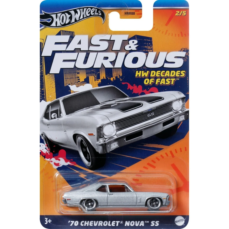 MATTEL HOT WHEELS FAST & FURIOUS: HW DECADES OF FAST - '70 CHEVROLET ...